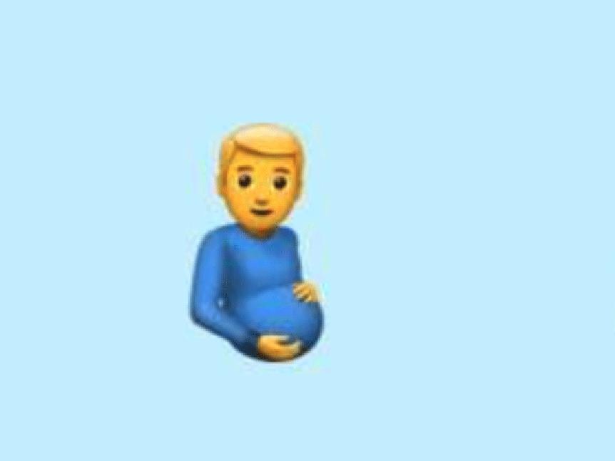 iPhone'un son güncellemesine hamile adam emojisi damga vurdu